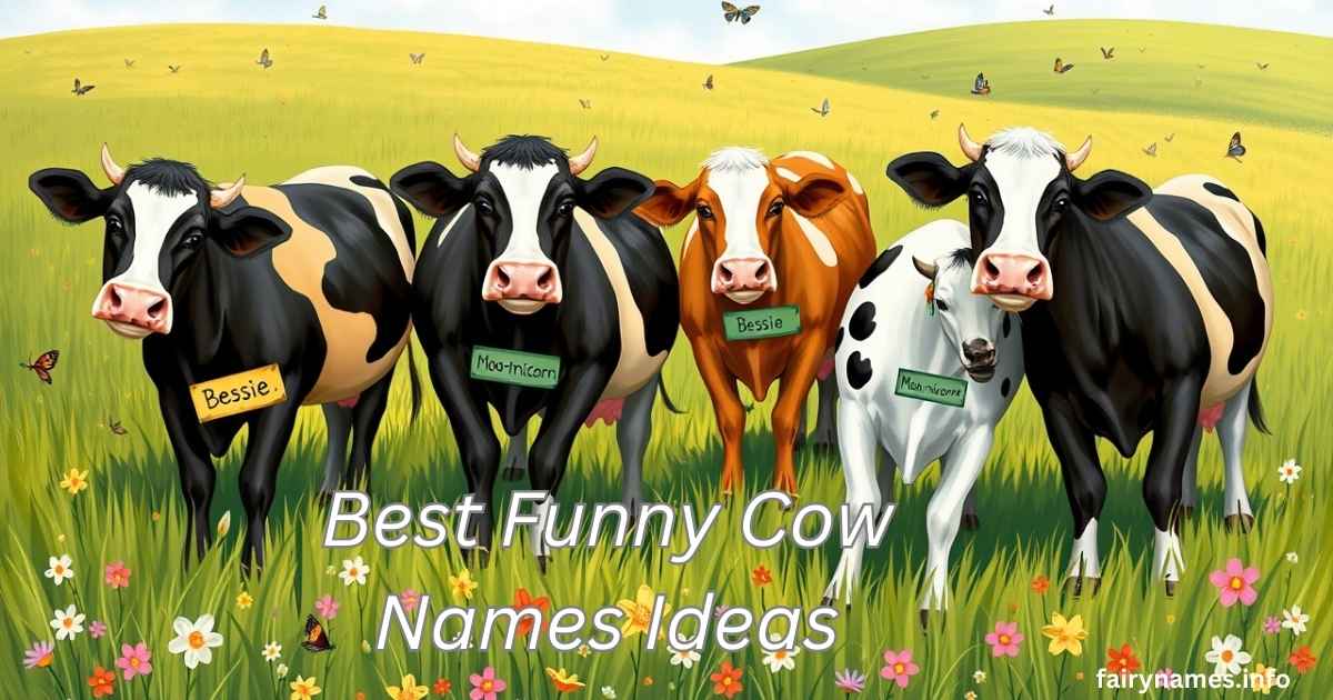 1000+ Cute and Funny Cow Names [Cow Pun Edition] 2025