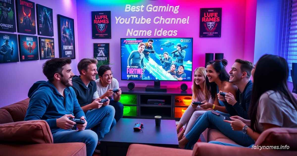 1450+ Catchy Gaming YouTube Channel Name Ideas (2025)
