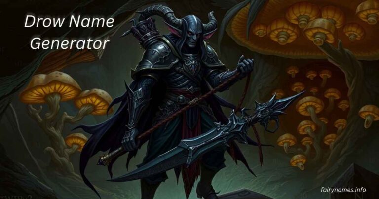 500+ Drow Name Generator Ideas (2025)