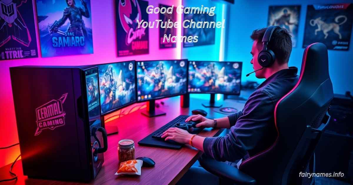 1450+ Catchy Gaming YouTube Channel Name Ideas (2025)
