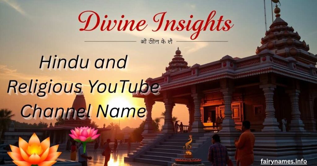 900+ Catchy Hindu and Religious YouTube Channel Name Ideas