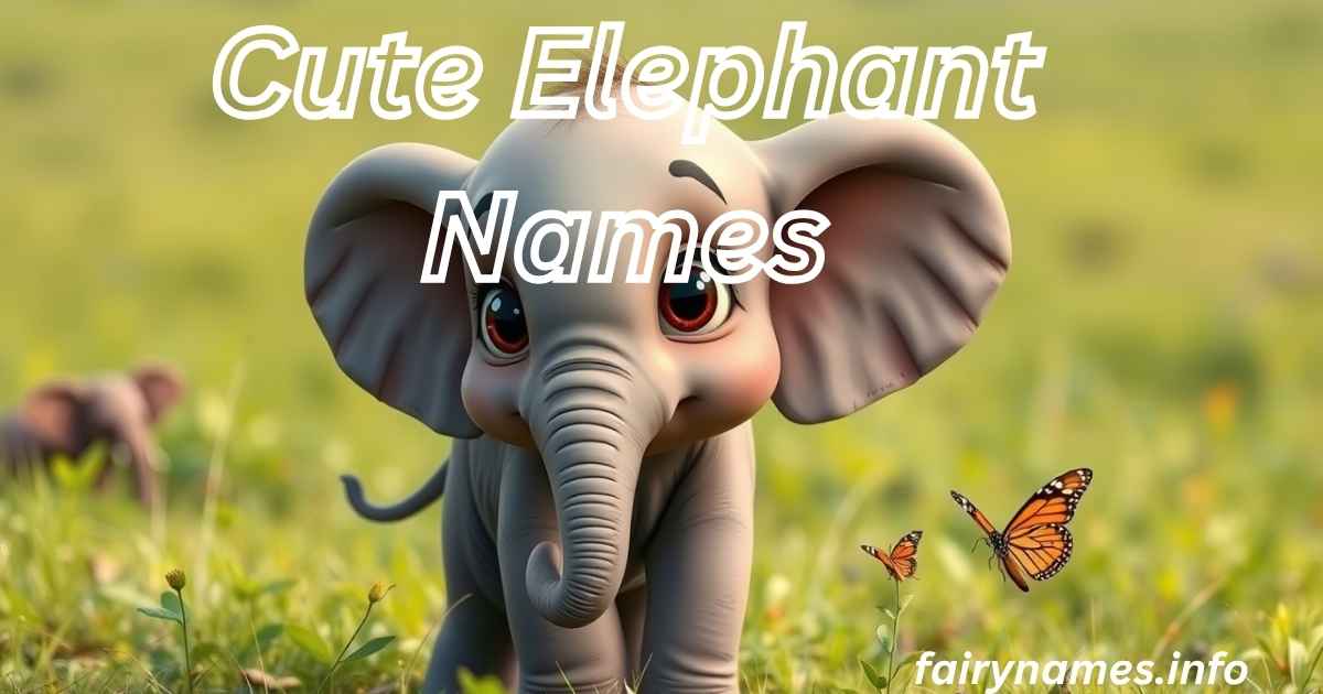 Top 470+ Unique & Meaningful Elephant Names [Best Ideas]