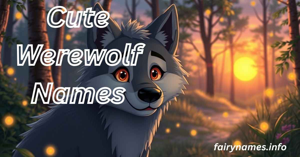 420+ Male, Female & Funny Werewolf Names – Mystical & Punny Choices!