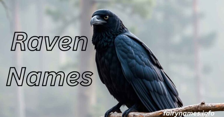 340+ Best Raven Names: Unique, Cute, and Mysterious Ideas